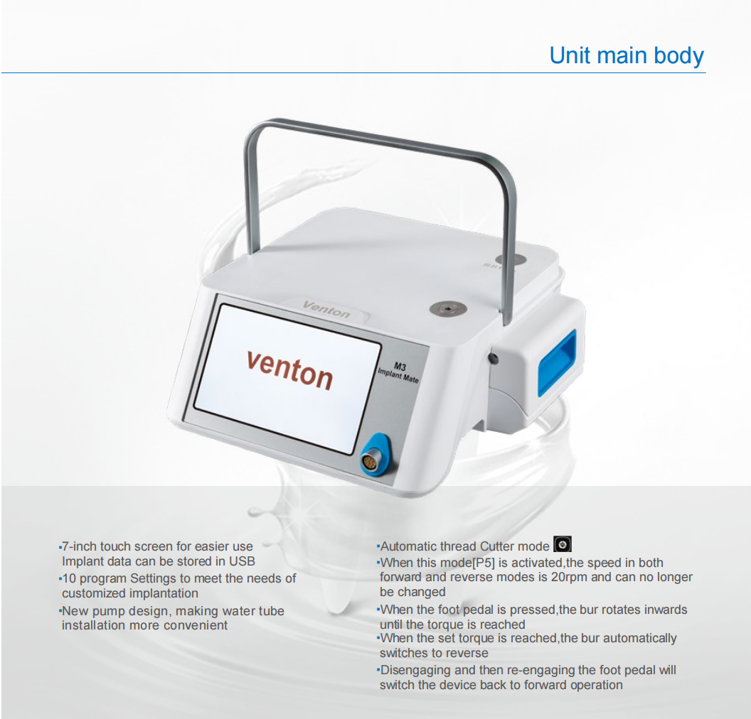 Physiodispenser-Implant Motor – BASAL/CORTICAL DENTAL IMPLANT